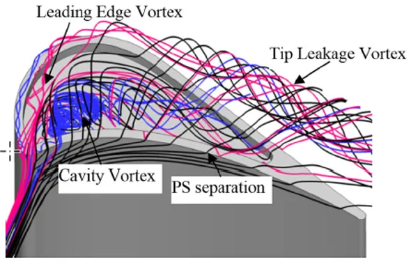 Cooling the Hot Turbine Blade with Winglet Tips - GridPro Blog